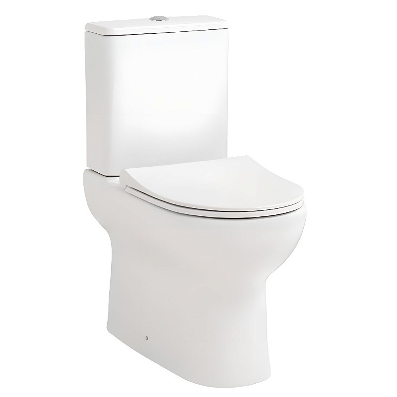 Напольный унитаз Gural Vit Compact Slim белый с сиденьем микролифт ...